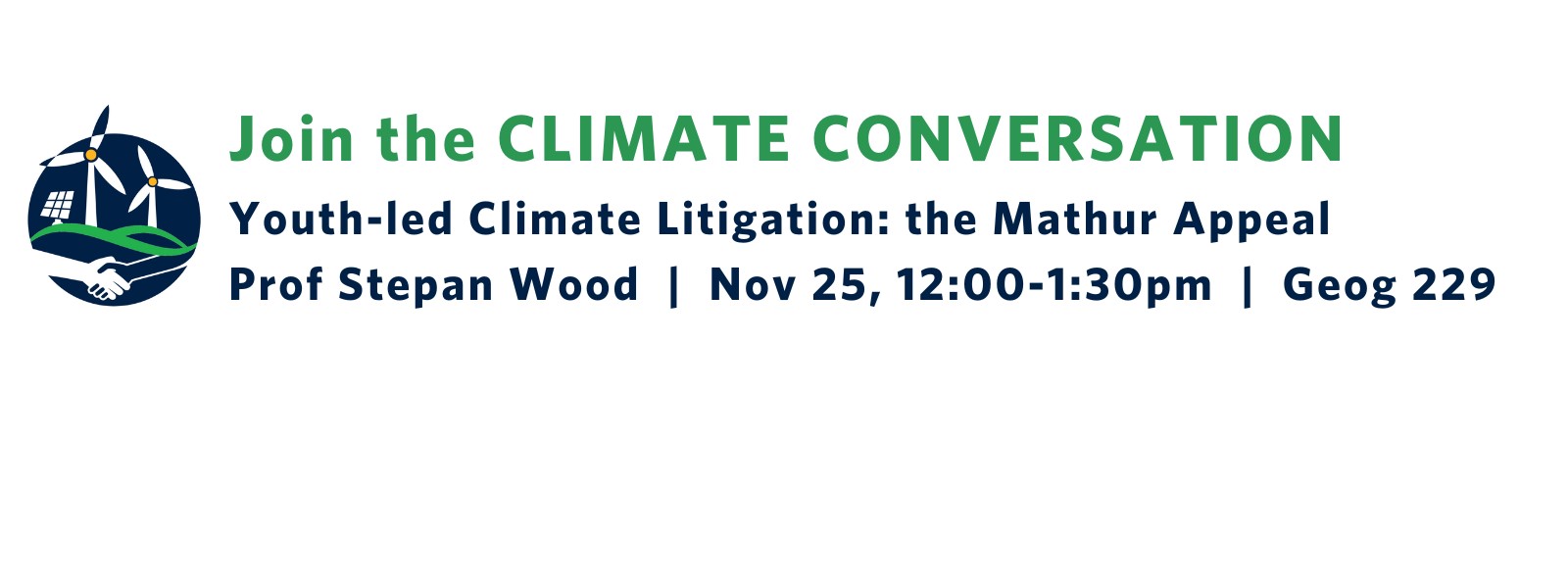 Climate Conversation with Professor Stepan Wood | Climate Solutions ...